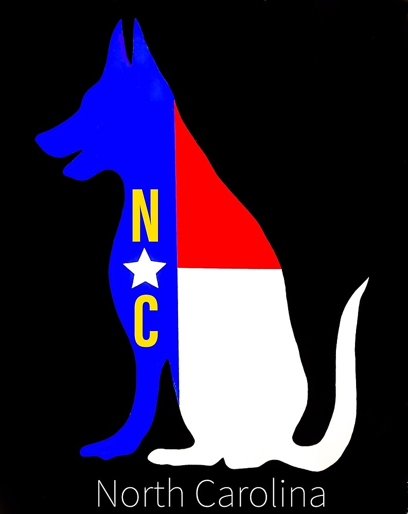 "North Carolina Dog" by barryknauff | Redbubble