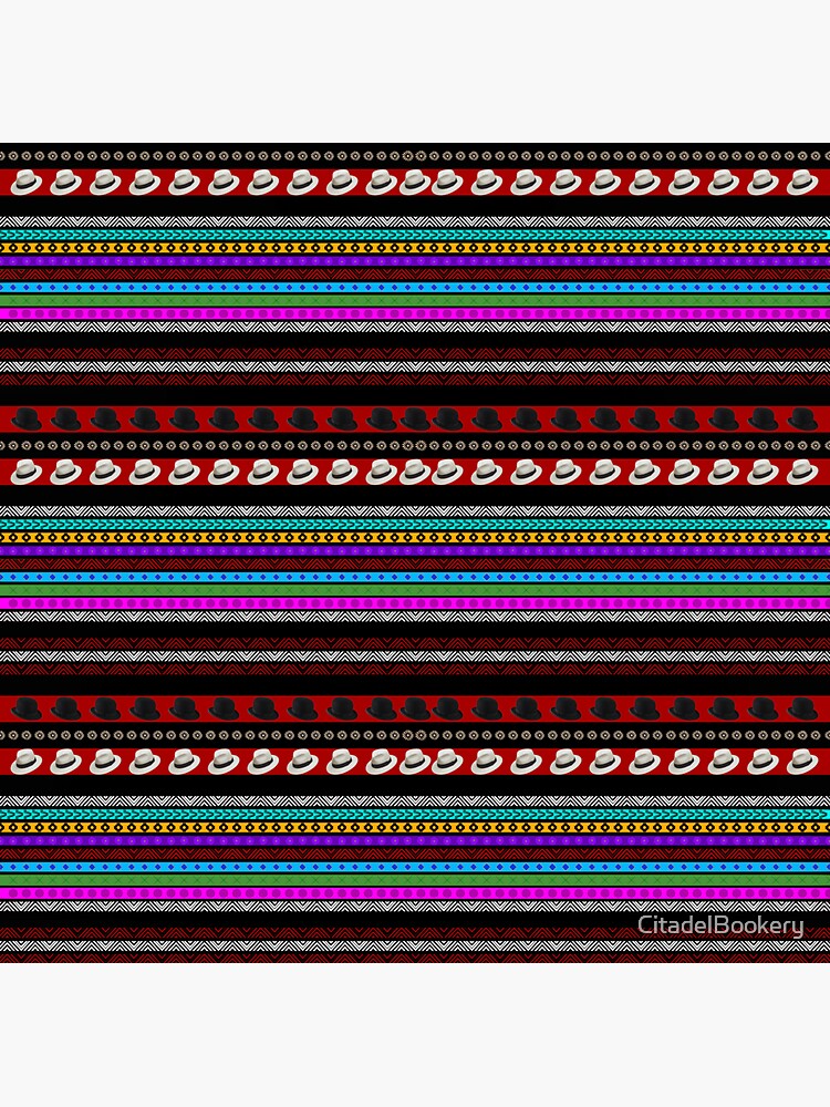 "Pollera inspired pattern" Sticker by CitadelBookery | Redbubble