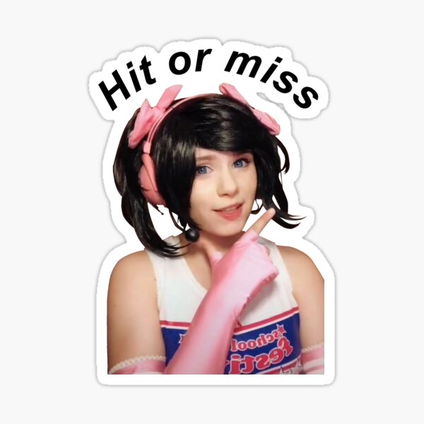 "Hit or miss" Sticker for Sale by J-Elita | Redbubble