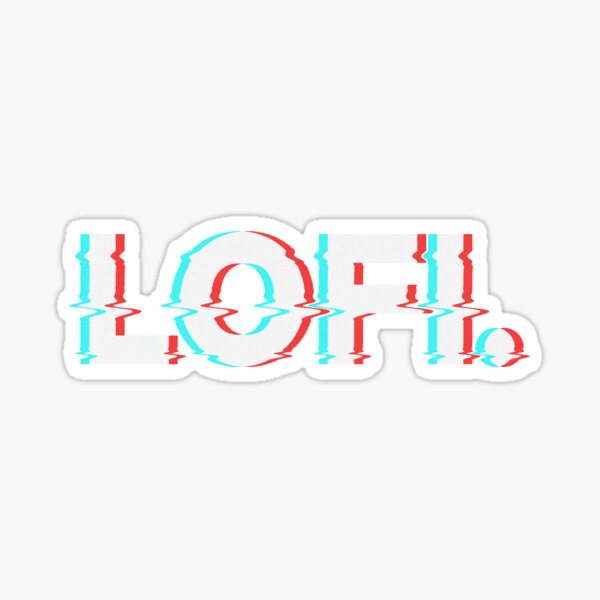 "LOFI." Sticker for Sale by ElmonBro | Redbubble