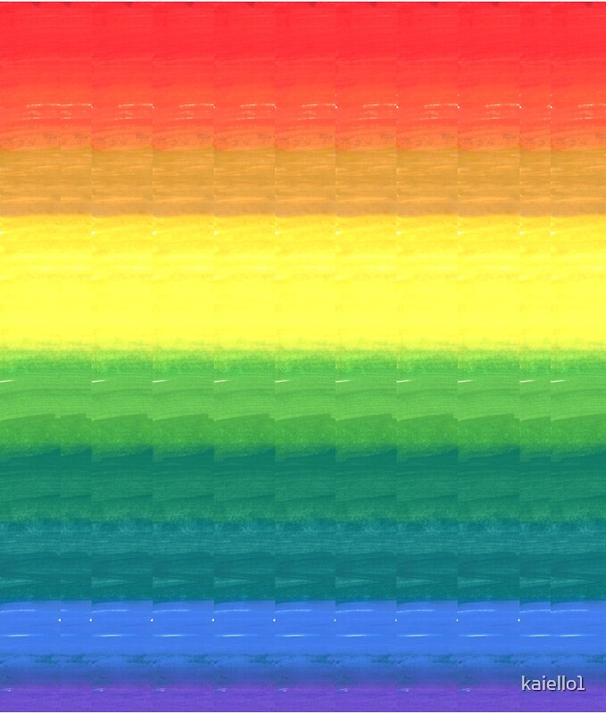 "Textured Rainbow Stripes" by kaiello1 | Redbubble