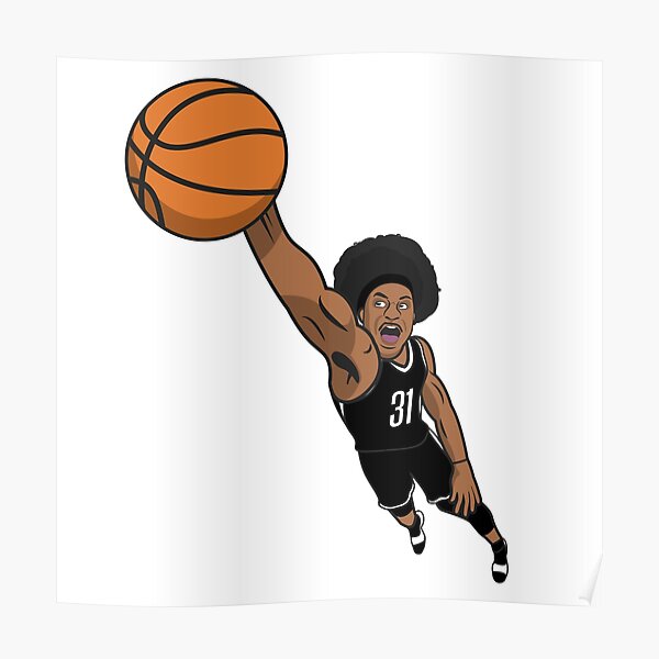 "Jarrett Allen Cartoon Block Design" Poster by KirbyW | Redbubble