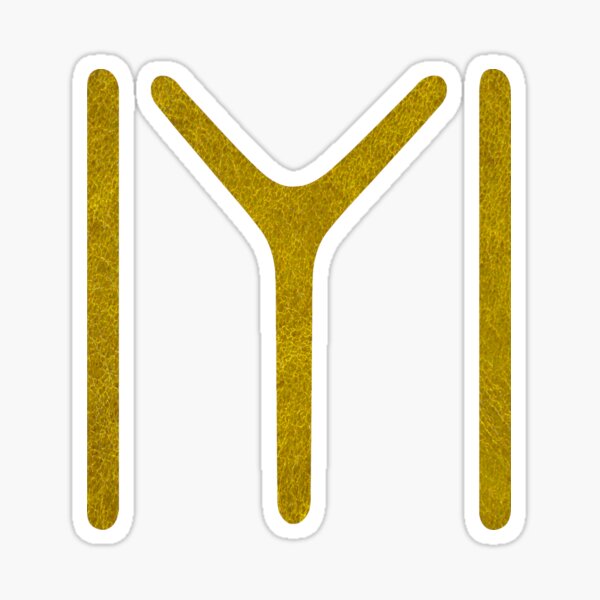 "GOLDEN KAYI TRIBE FLAG IYI DIRILIS ERTUGRUL" Sticker for Sale by ...