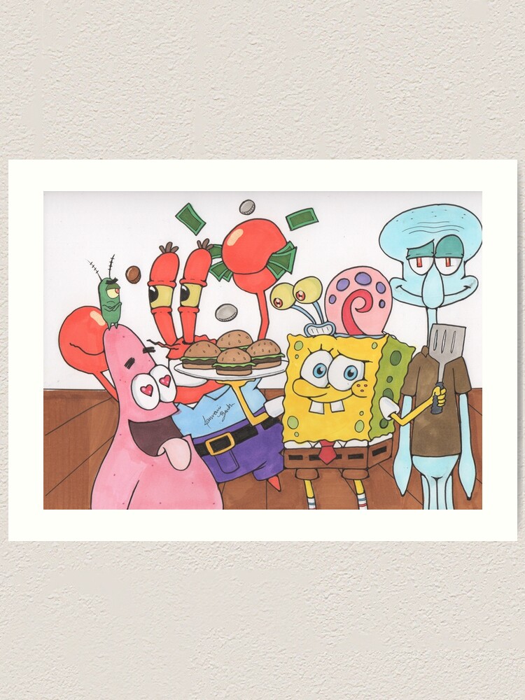 "SpongeBob SquarePants - Stephen Hillenburg Tribute" Art Print by ...