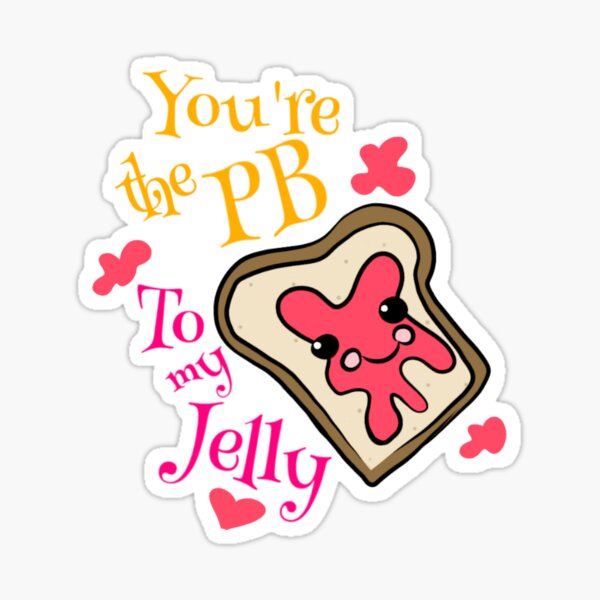 "You're The PB" Sticker by Katastra | Redbubble