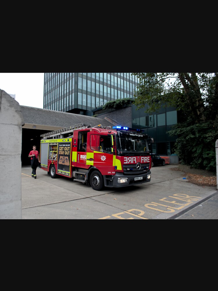 "London Fire Brigade - Mercedes Atego Mk3 DPL" T-shirt for Sale by ...