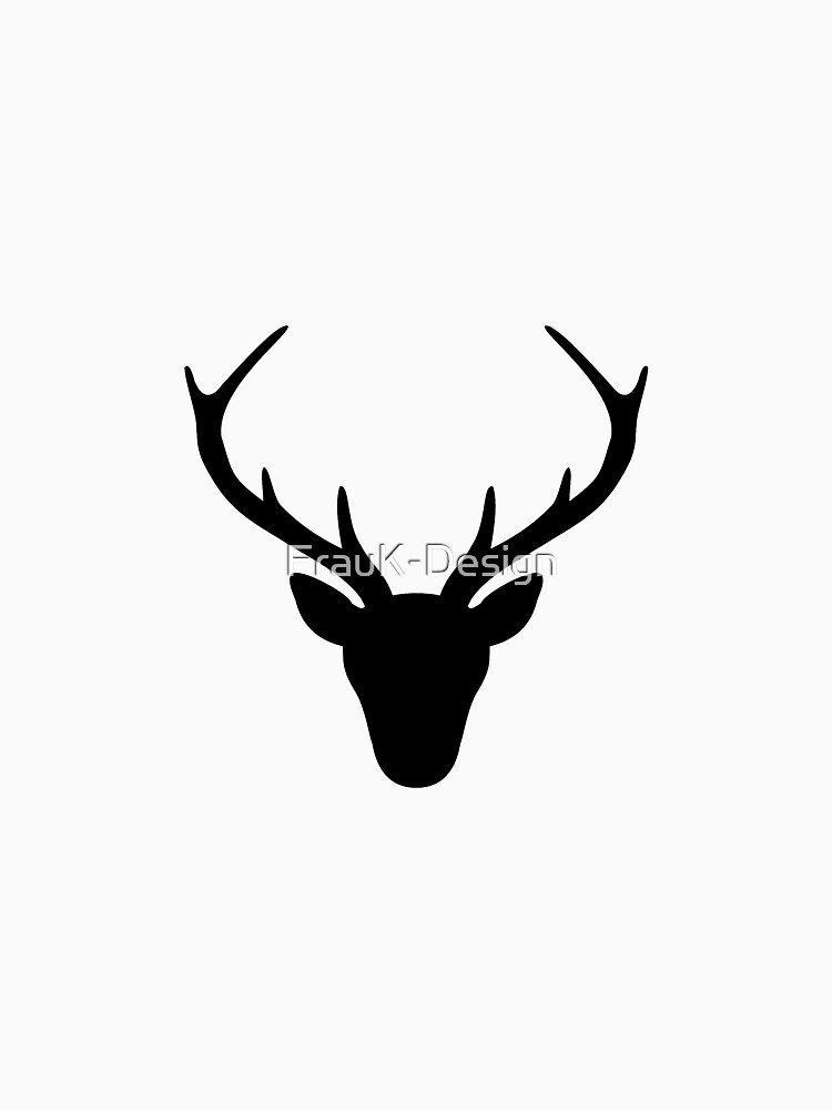 "Stag Deer antler silhouette hunting hunter gift" T-shirt for Sale by ...