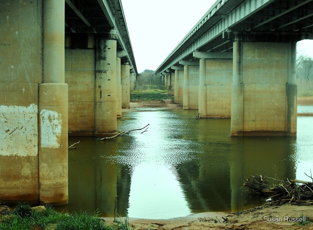 "Red River: Texas-Oklahoma Border" by Susan Russell | Redbubble