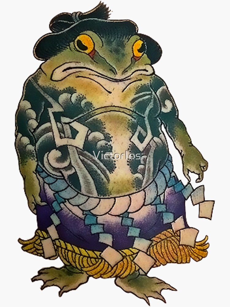 "Frog Is A Slave To The Rythym" Sticker by VictorIos | Redbubble