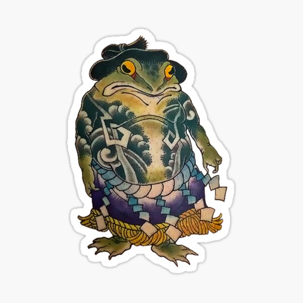 "Frog Is A Slave To The Rythym" Sticker by VictorIos | Redbubble