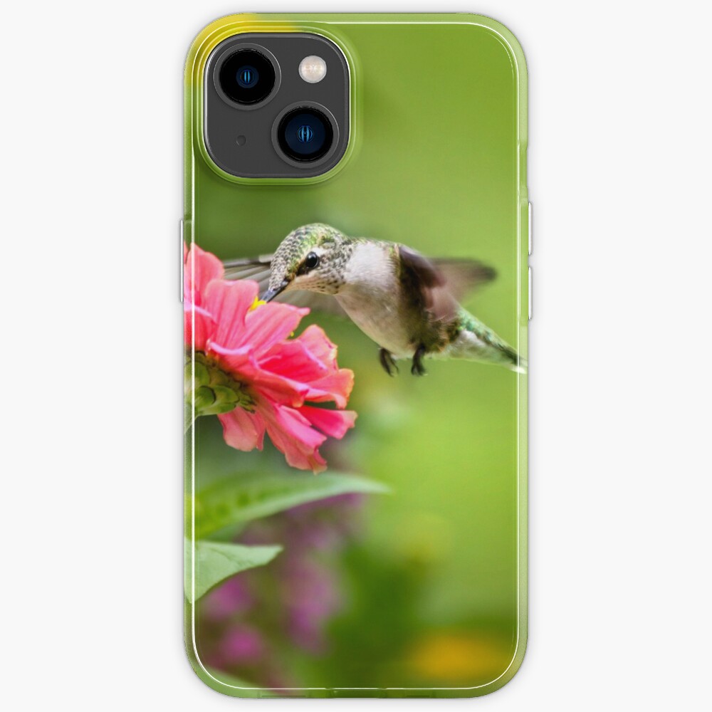 "Green Hummingbird Flying" iPhone Case for Sale by rollosphotos | Redbubble