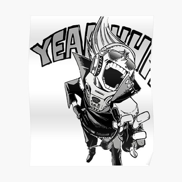 "Present Mic Screaming " Poster for Sale by sp00kyxx | Redbubble