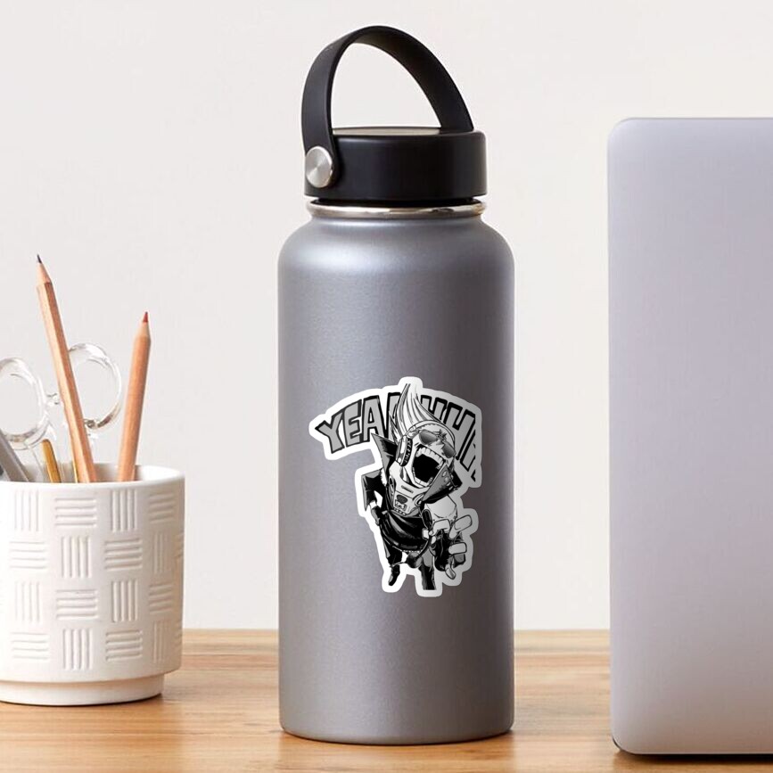 "Present Mic Screaming " Sticker for Sale by sp00kyxx | Redbubble