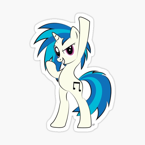 "Vinyl Scratch" Sticker for Sale by kpxppy | Redbubble