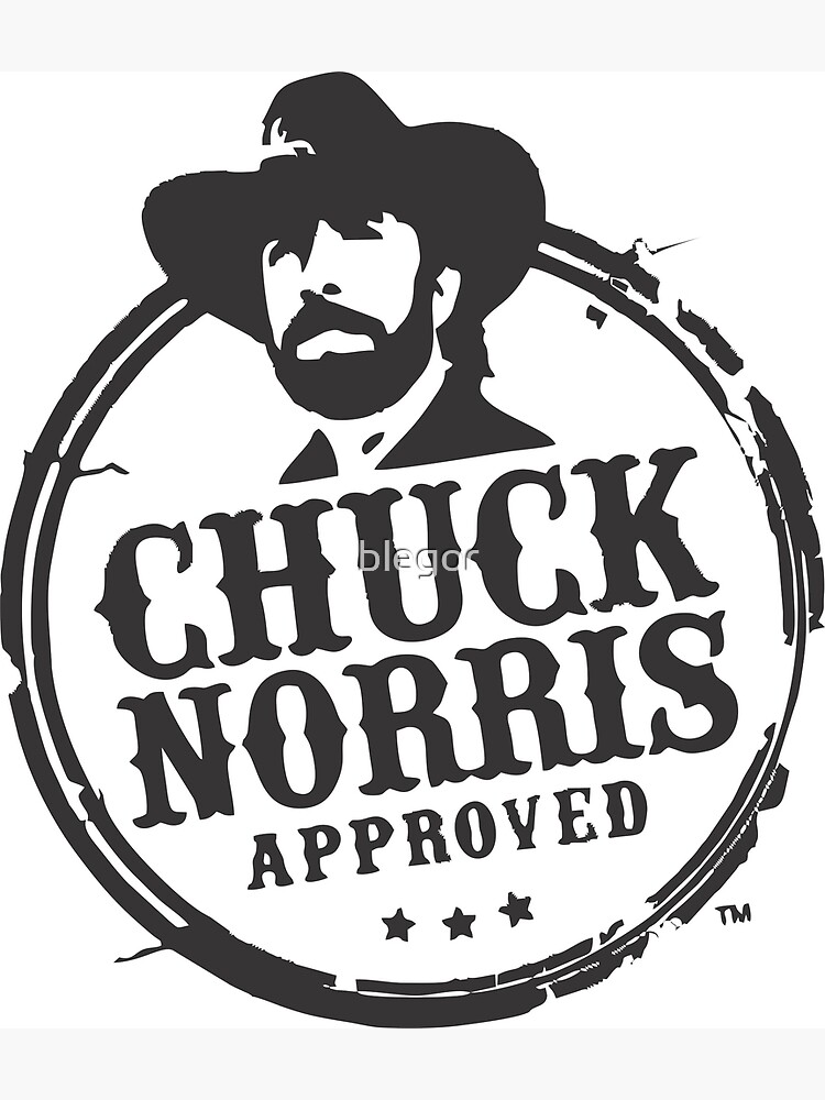 "Chuck Norris" Poster for Sale by blegor | Redbubble