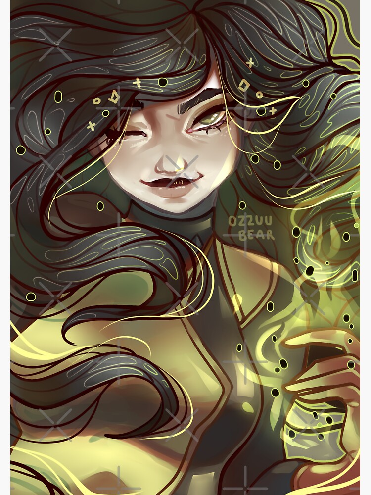 "Shego" Sticker for Sale by ozzuubear | Redbubble