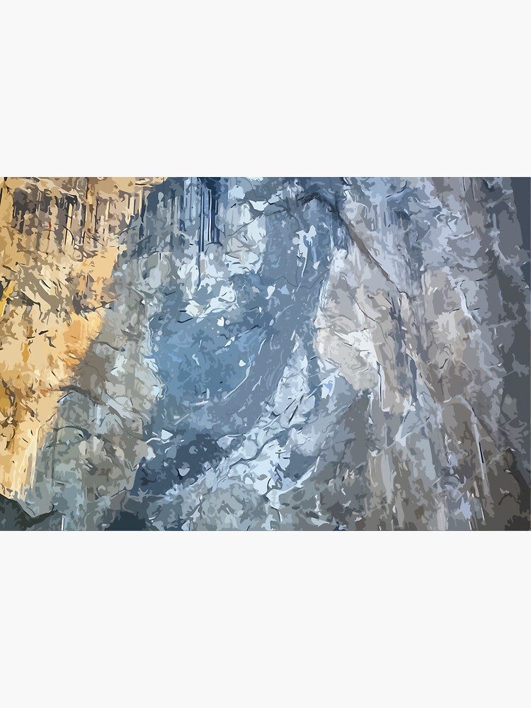 "Yosemite Rock Face Camouflage" Sticker for Sale by AdventureArtwrk ...