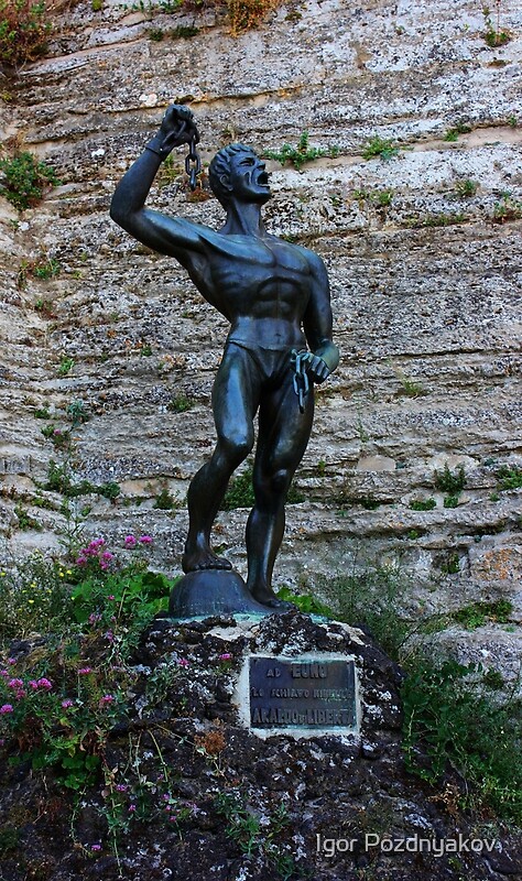 "Statue of Euno. Enna, Sicily, Italy 2010" by Igor Pozdnyakov | Redbubble