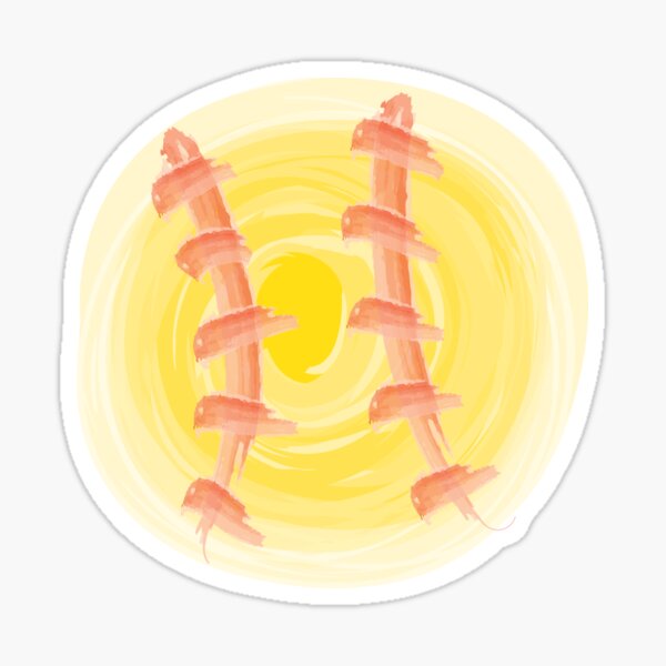 "watercolor softball" Sticker for Sale by SRSigs | Redbubble