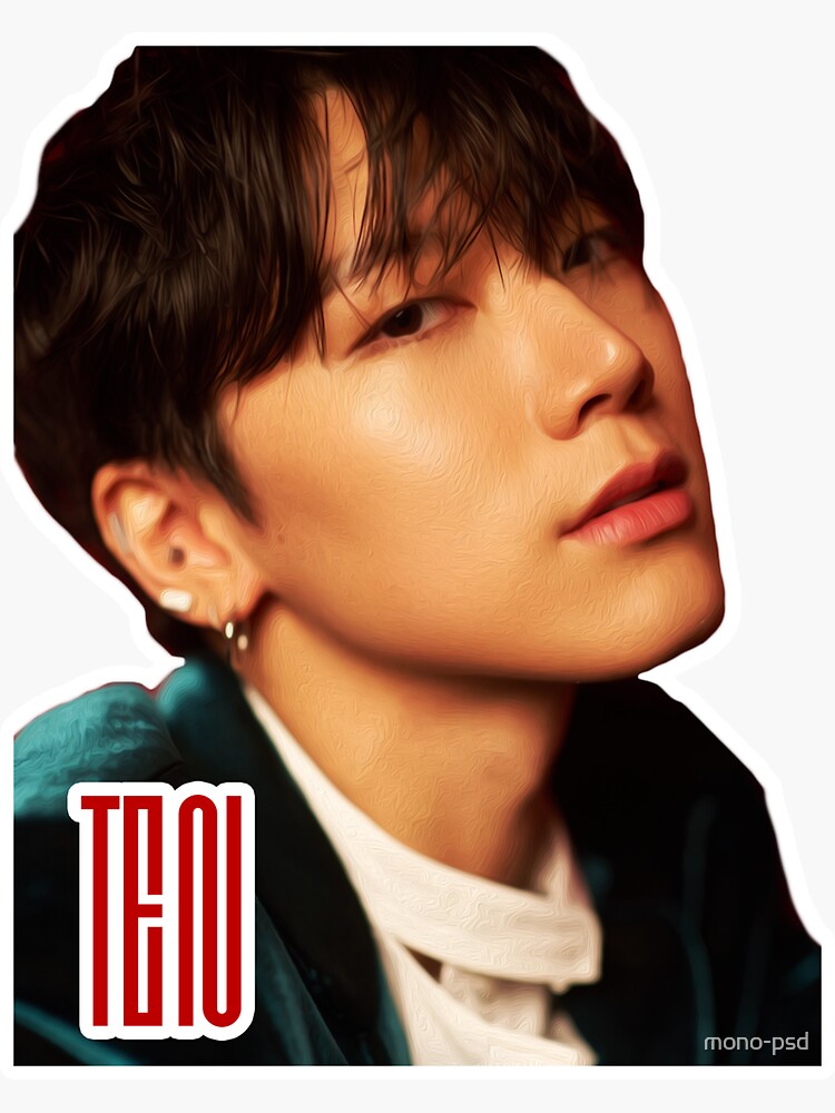 "Ten - WayV" Sticker by mono-psd | Redbubble