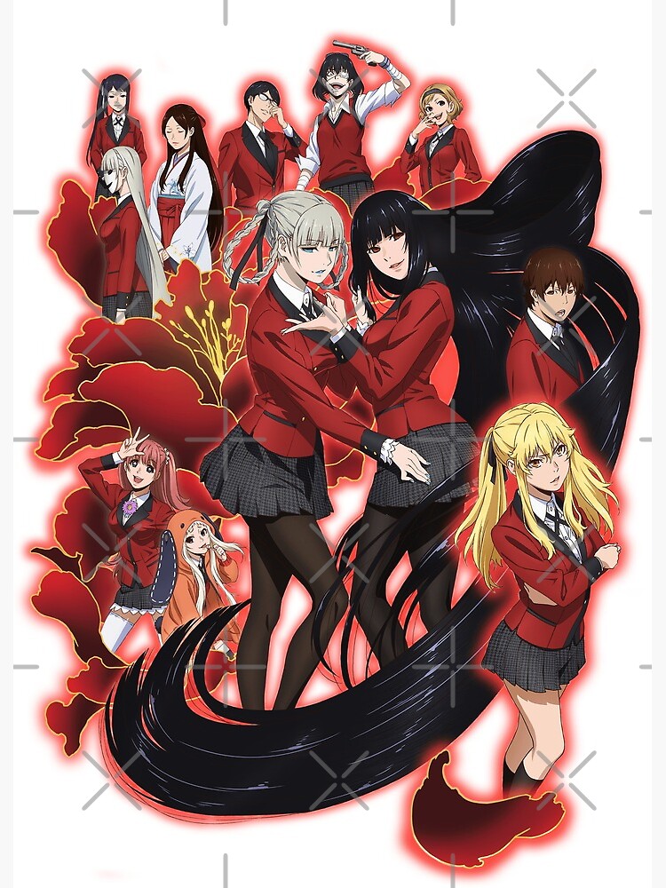 "Kakegurui" Art Print for Sale by Bothaina | Redbubble