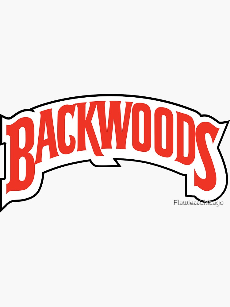 "Backwoods Logo" Sticker for Sale by FlawlessChicago | Redbubble