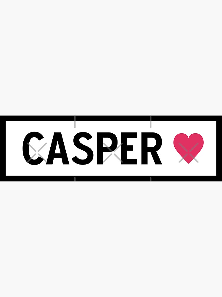 "Casper" Sticker for Sale by homelove | Redbubble