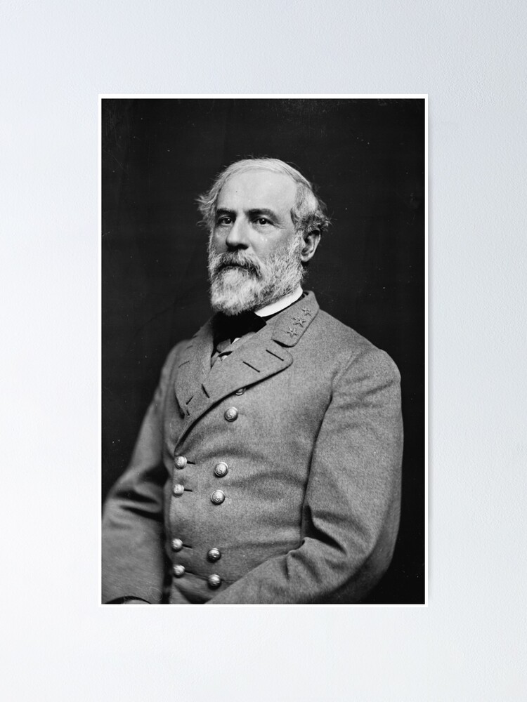 "Portrait of Confederate General Robert E. Lee (1864)" Poster for Sale ...