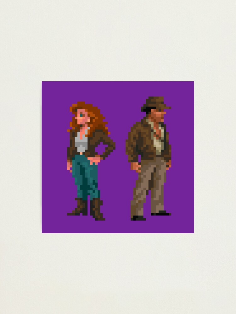 "Indiana Jones - pixel art" Photographic Print for Sale by galegshop ...