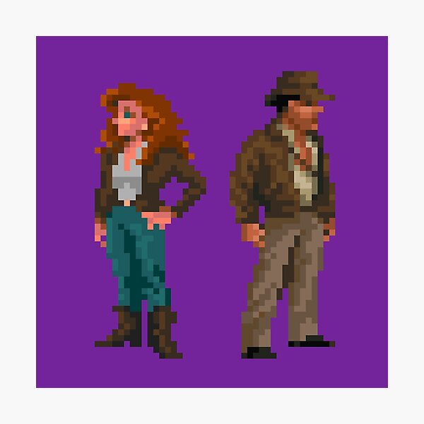 "Indiana Jones - pixel art" Photographic Print for Sale by galegshop ...