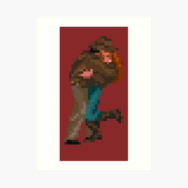 "Indiana Jones - pixel art" Art Print by galegshop | Redbubble