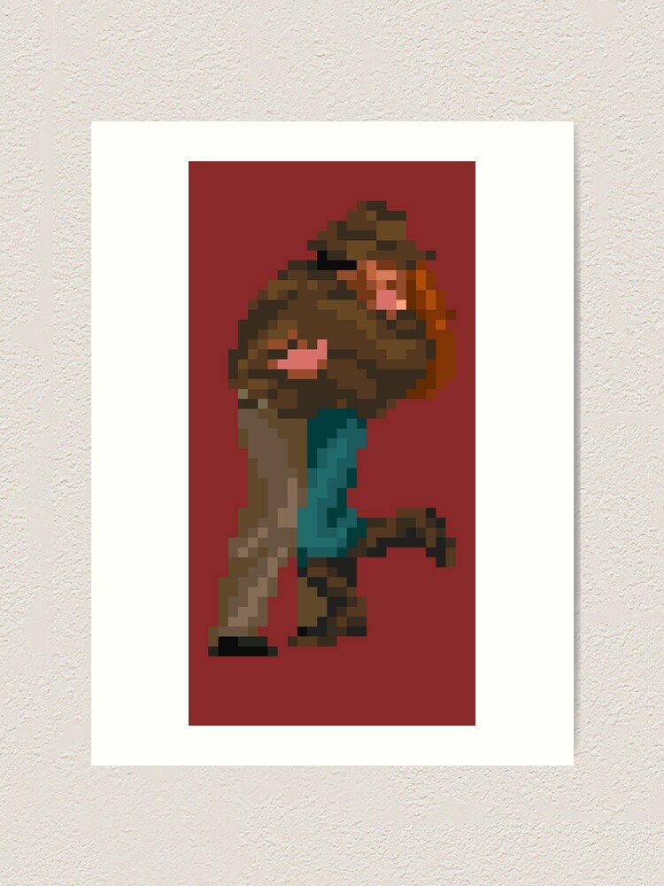 "Indiana Jones - pixel art" Art Print by galegshop | Redbubble