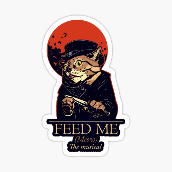 "Cat the ripper" Sticker for Sale by Coendu | Redbubble