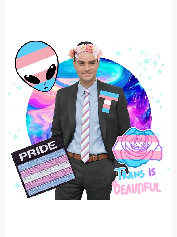 "Ben Shapiro Trans" Spiral Notebook for Sale by JamesQuentin | Redbubble
