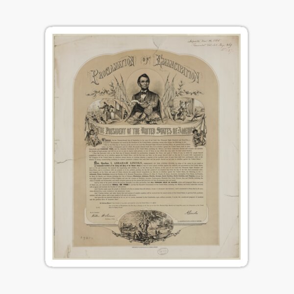 "B. B. Russell & Co. copy of the Emancipation Proclamation (1868 ...