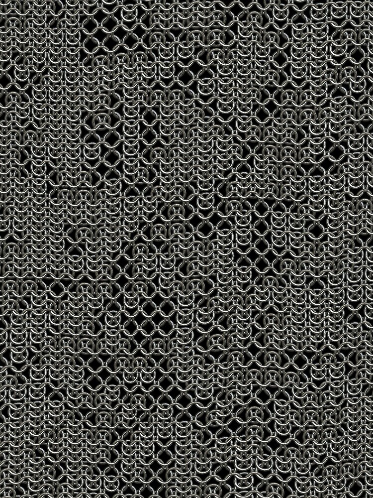 "Tattered Silver Medieval Chainmail Armour Texture Background" Mini ...