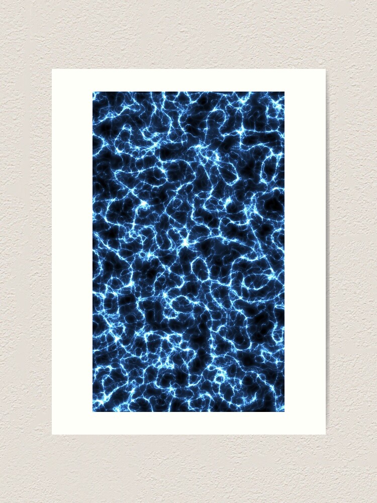 "Electric Blue Light Design Pattern Texture Background" Art Print for ...