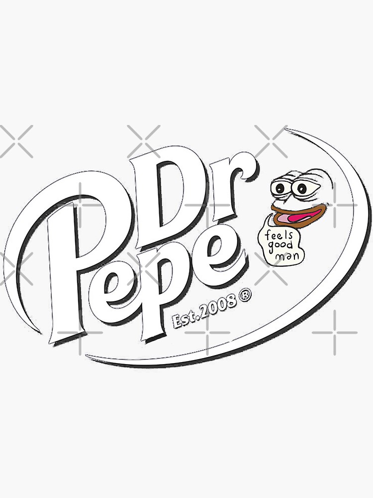 "DR PEPPER" Sticker for Sale by dollyroderick | Redbubble
