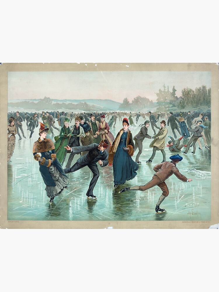 "Skating by Henry Sandham (1885)" Photographic Print by allhistory ...