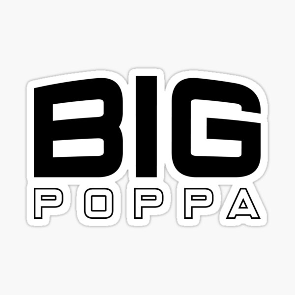 "Notorious BIG Big Poppa" Sticker by Konpoonti | Redbubble