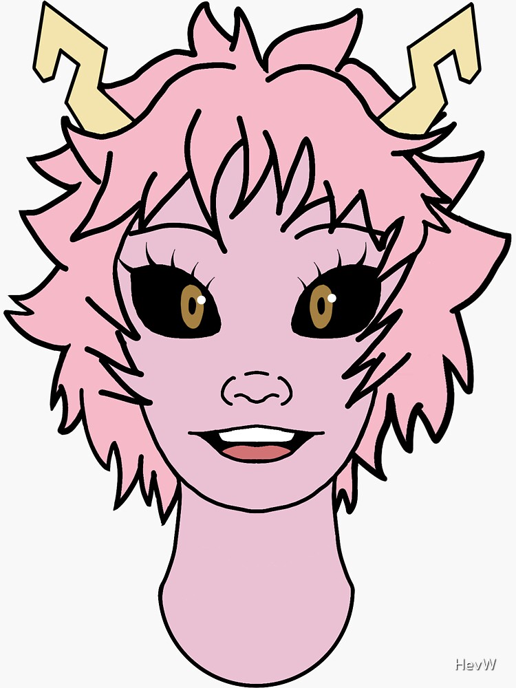 "BNHA - Mina Ashido" Sticker for Sale by HevW | Redbubble