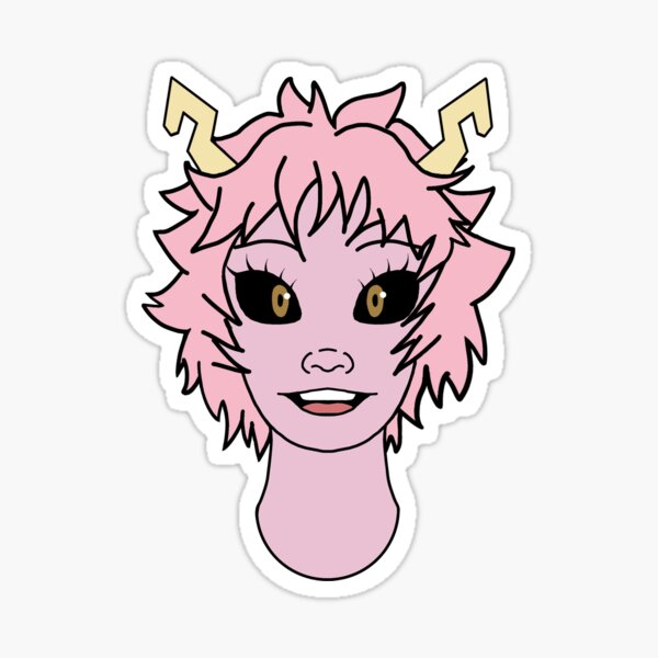 "BNHA - Mina Ashido" Sticker for Sale by HevW | Redbubble