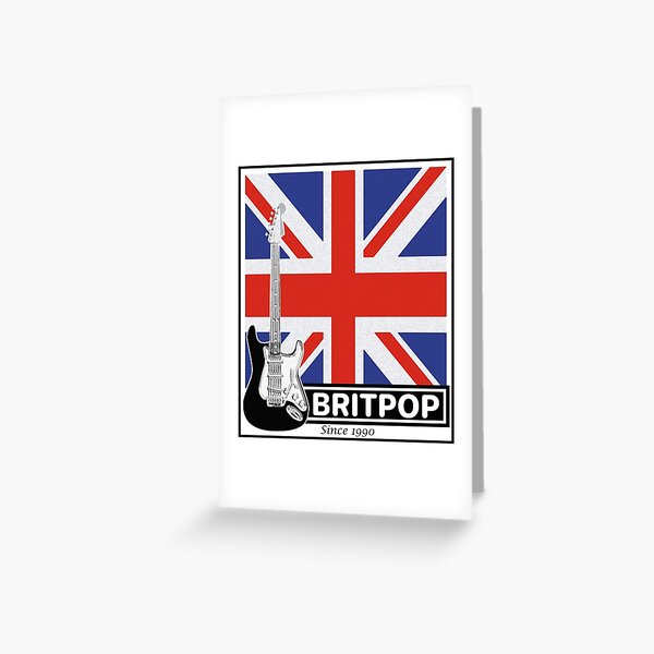"Britpop" Greeting Card for Sale by soul-alma | Redbubble