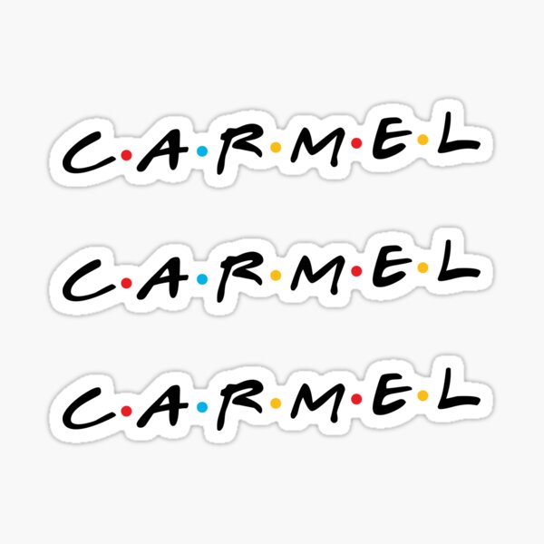 "Carmel" Sticker for Sale by haztx | Redbubble