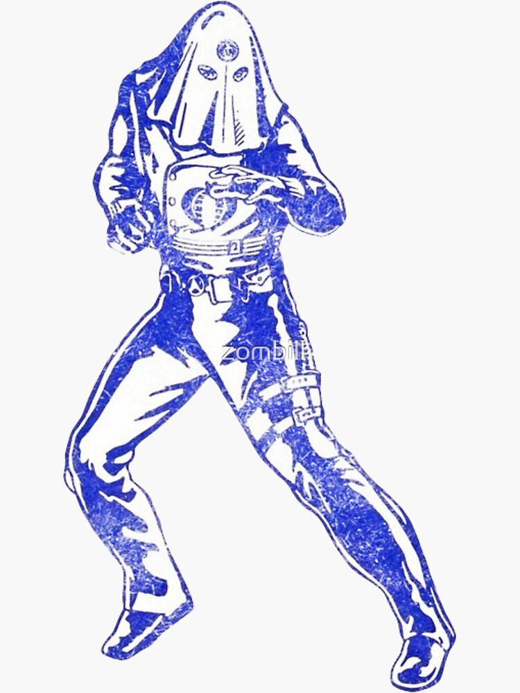 "Cobra Commander" Sticker for Sale by zombill | Redbubble