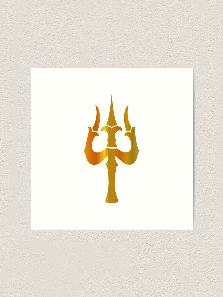 "Trident of Shiva- Trishul, sacred symbols of Shaivism- Happy Maha ...