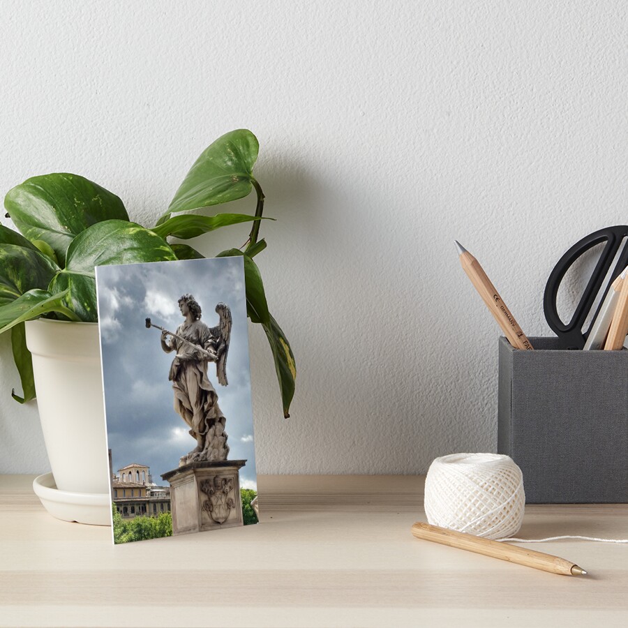 "Roman Angel Statue Photo" Art Board Print by dragonbee | Redbubble