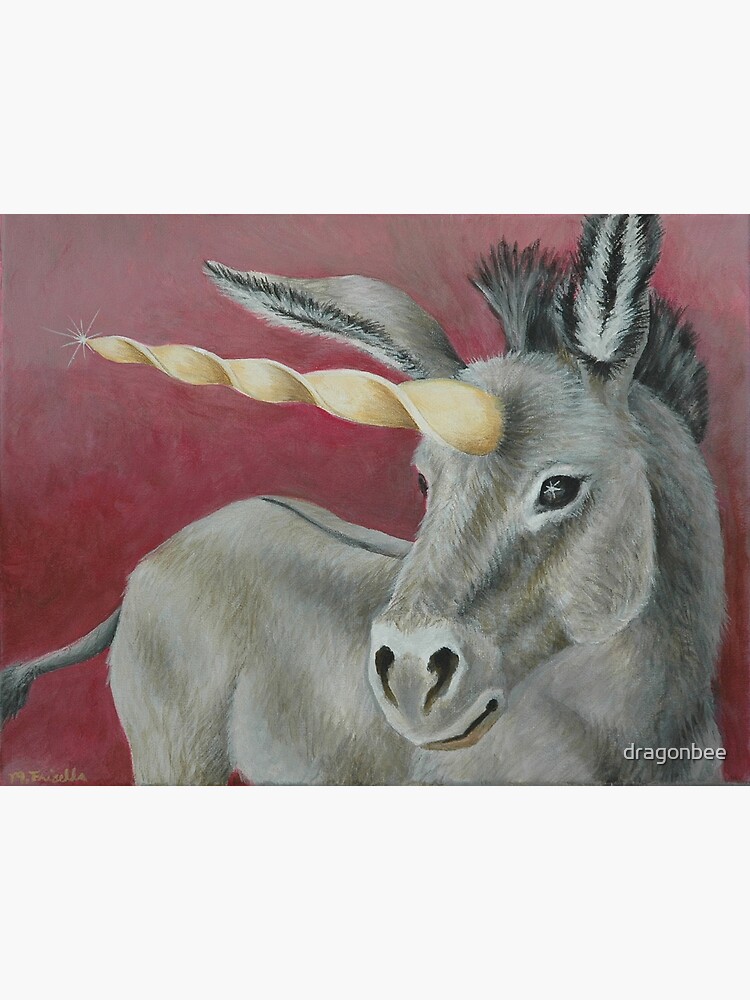 "The Magnificent Unicorn Donkey" Photographic Print by dragonbee ...