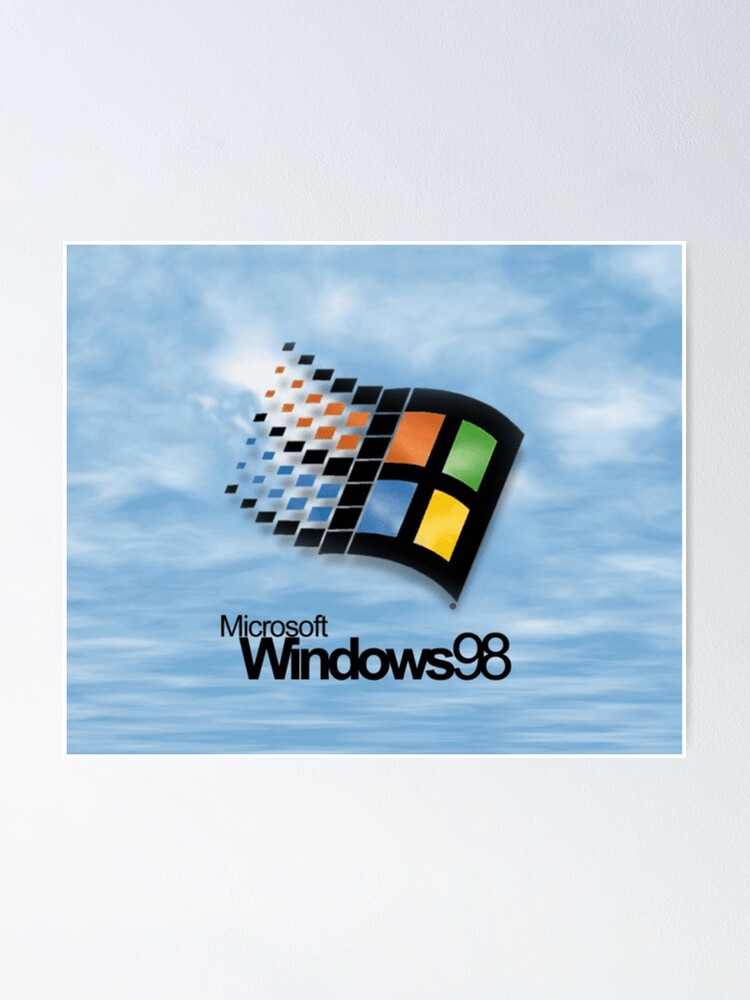 "Windows 98 Start Screen" Poster for Sale by Spider-Mayne | Redbubble