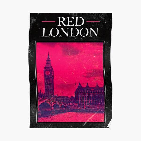 "Red London" Poster by skyonfire | Redbubble